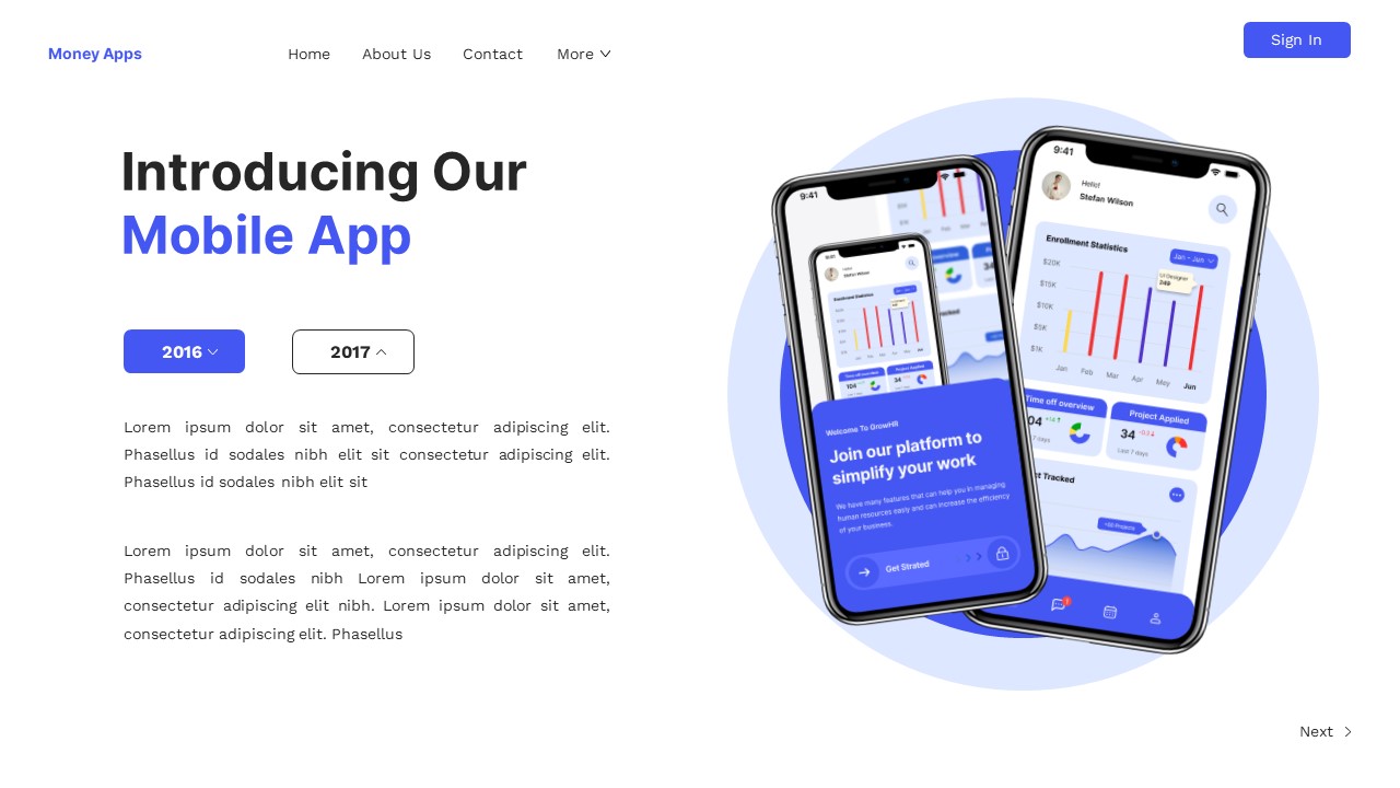 Money Apps - Mobile App Powerpoint Templates, Presentation Templates