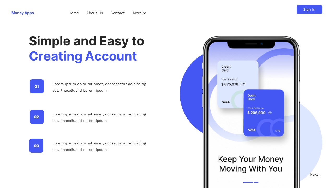 Money Apps - Mobile App Powerpoint Templates, Presentation Templates