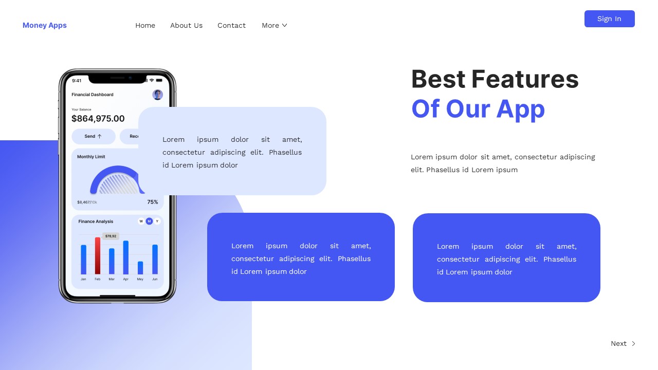 Money Apps - Mobile App Keynote Templates, Presentation Templates ...