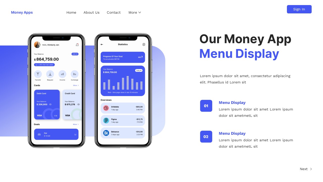 Money Apps - Mobile App Keynote Templates, Presentation Templates ...