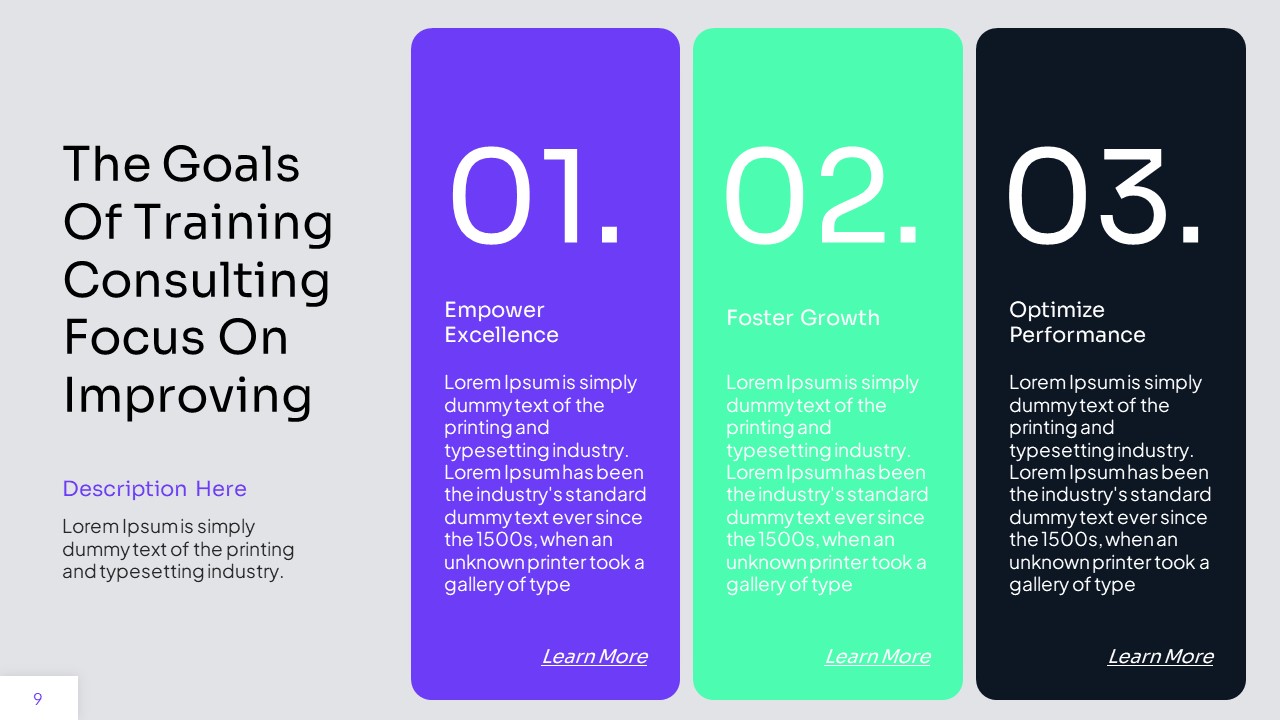 Training Consulting PowerPoint Presentation, Presentation Templates