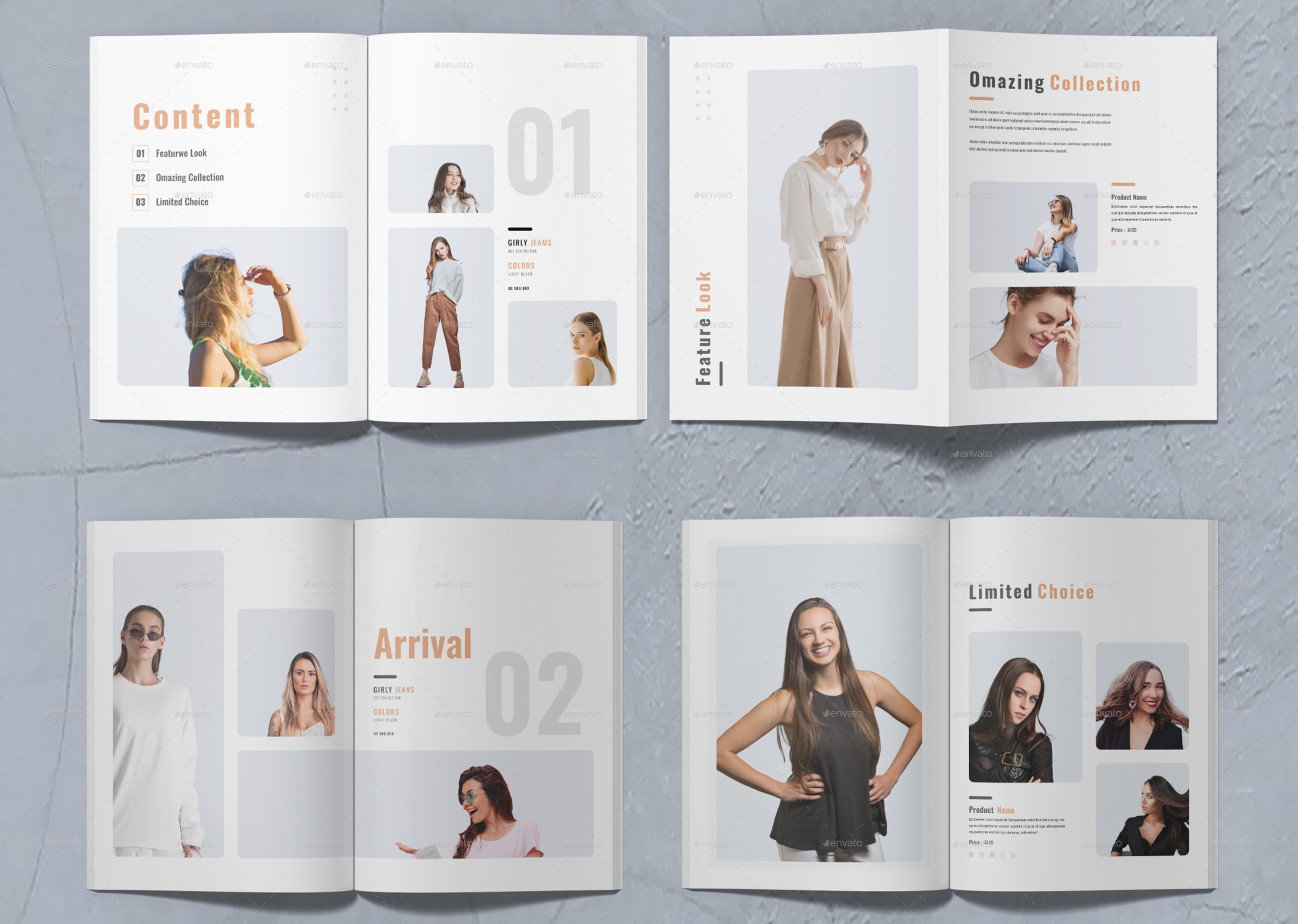 Fashion Look Book Design Template, Print Templates | GraphicRiver