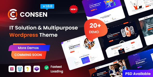 Consen - IT Solution & Multi-Purpose WordPress Theme by Dreamit-Solution