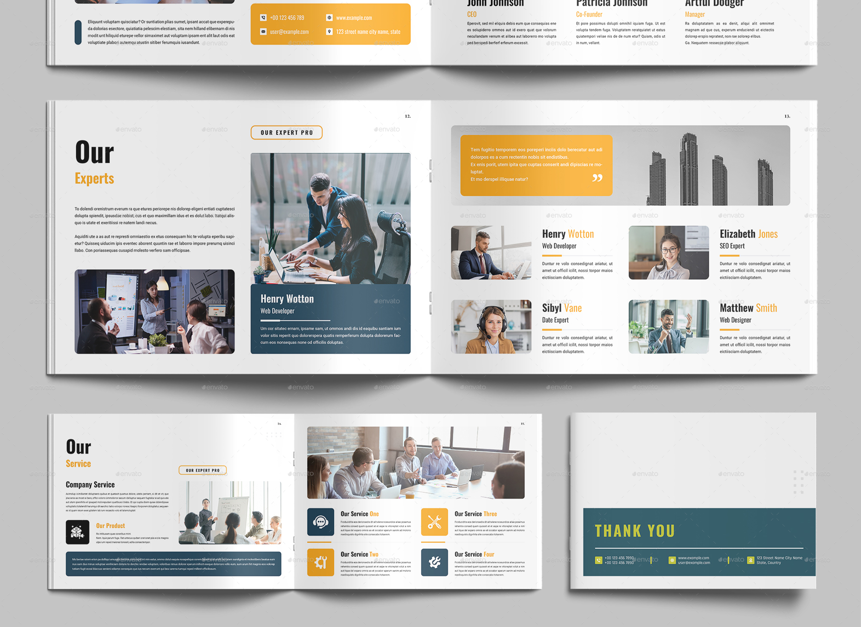 Business Profile Book Design Template, Print Templates | GraphicRiver