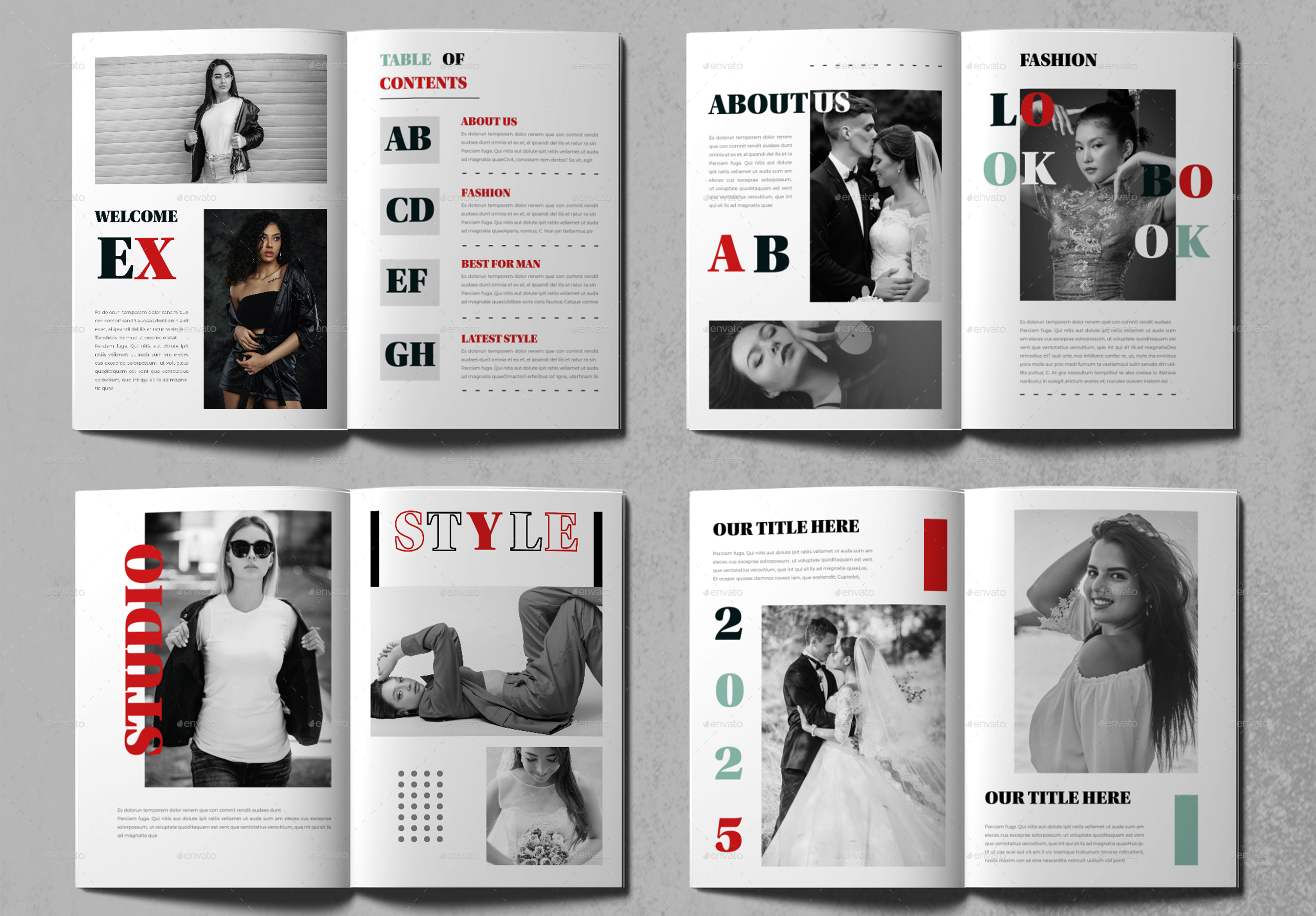 Fashion Look Book Design Template, Print Templates | GraphicRiver