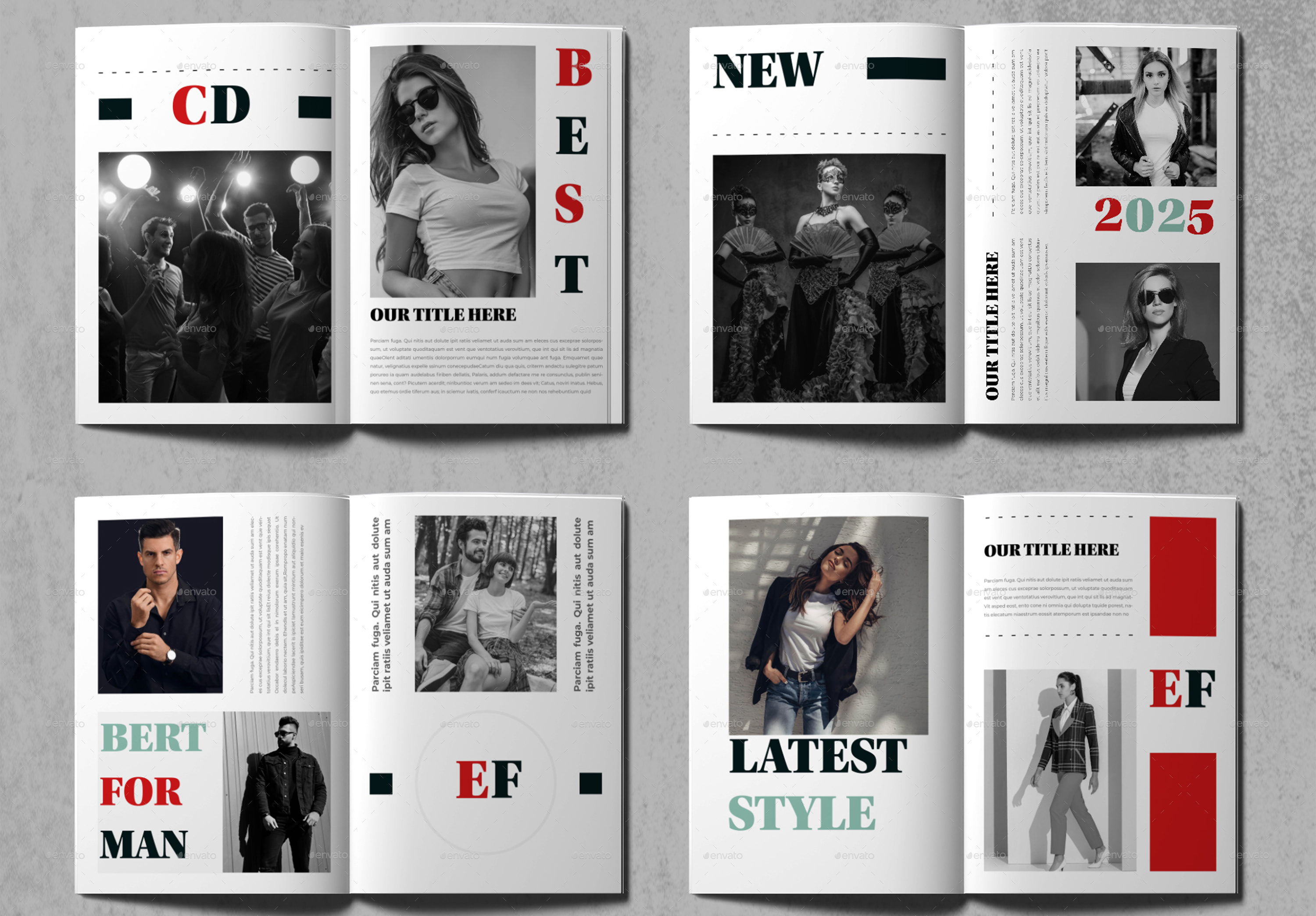 Fashion Look Book Design Template, Print Templates | GraphicRiver