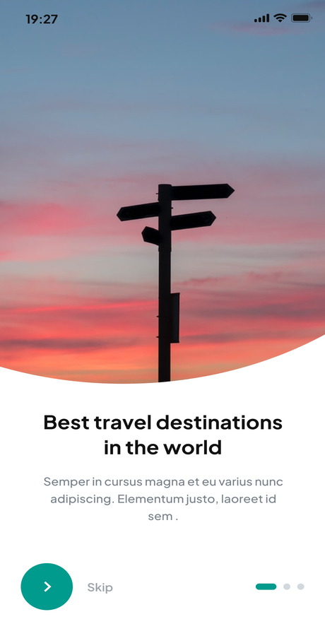 Travel Mobile App | UI Kit | Flutter | Figma FREE | Travas by FlutterVision