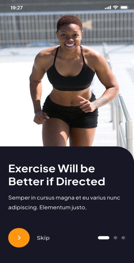 Workout Apps | UI Kit | Flutter | Figma FREE | Mussles by FlutterVision