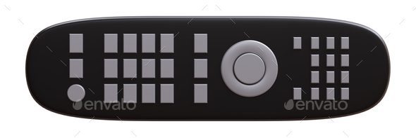 Remote control isolated on white transparent, 3d render Stock Photo by ...