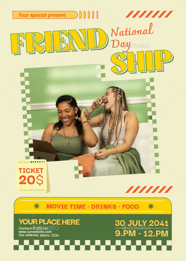 Friendship Day Flyer, Print Templates | GraphicRiver