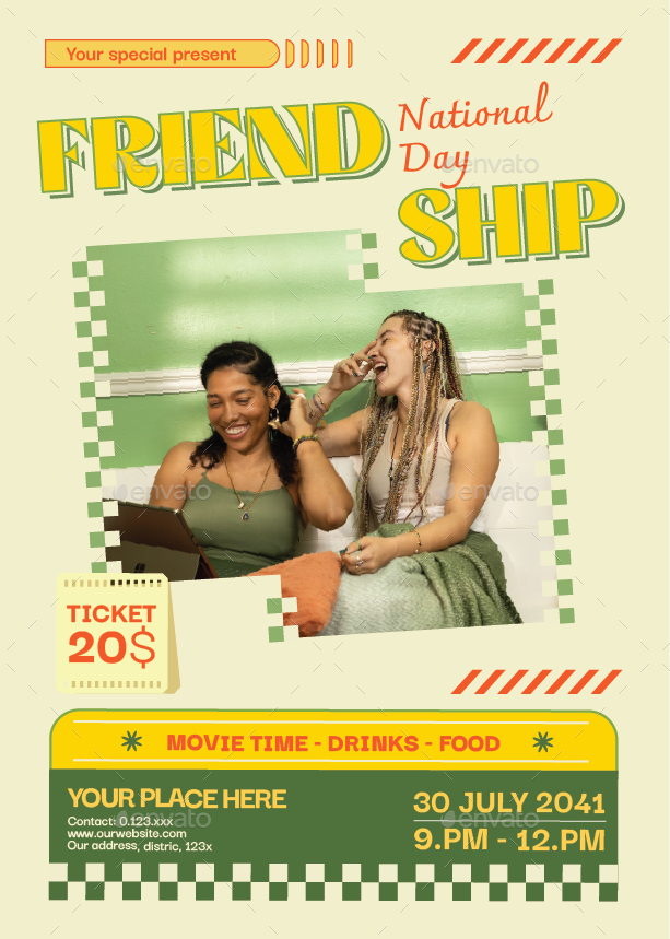 Friendship Day Flyer, Print Templates | GraphicRiver