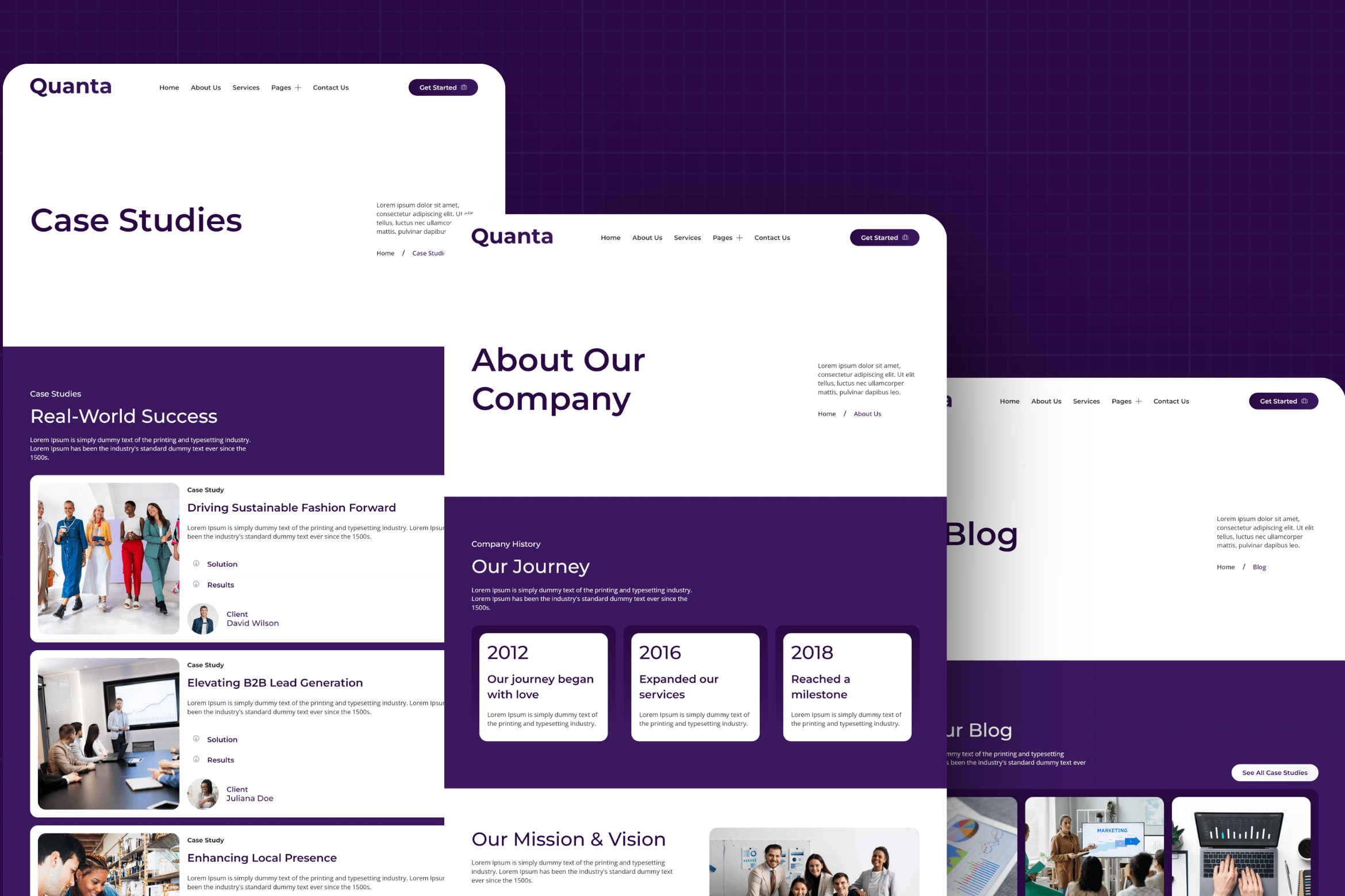 Quanta - Digital Marketing Elementor Template Kit by balityps | ThemeForest