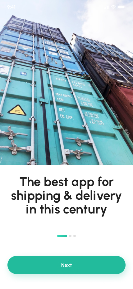 Saska - Shipping & Delivery React Native CLI App Ui Kit by lalaWeb