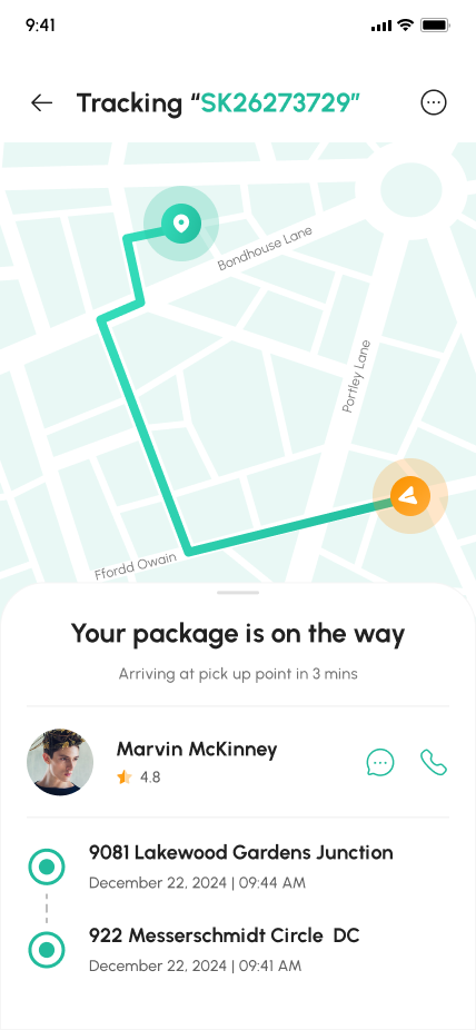 Saska - Shipping & Delivery React Native CLI App Ui Kit by lalaWeb
