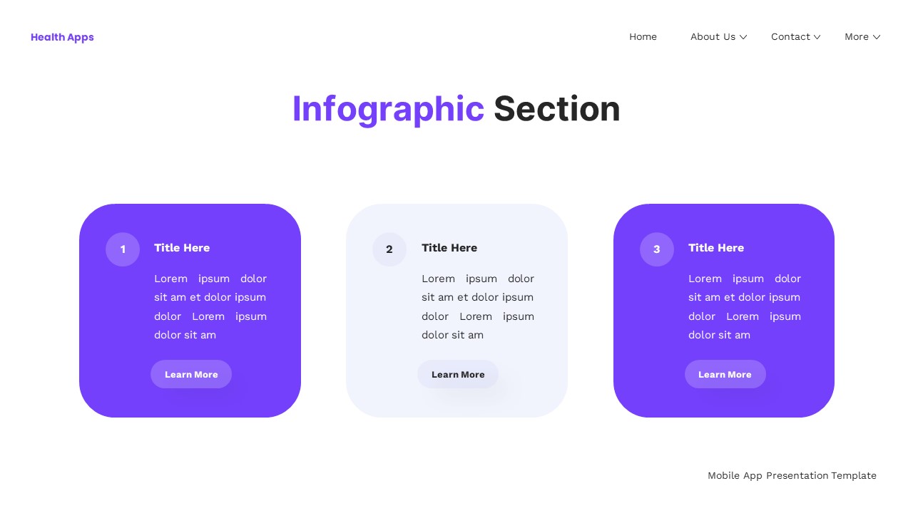 Health Apps - Mobile App Google Slide Templates, Presentation Templates