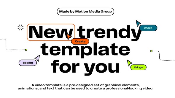 Trendy Typography Intro, After Effects Project Files | VideoHive