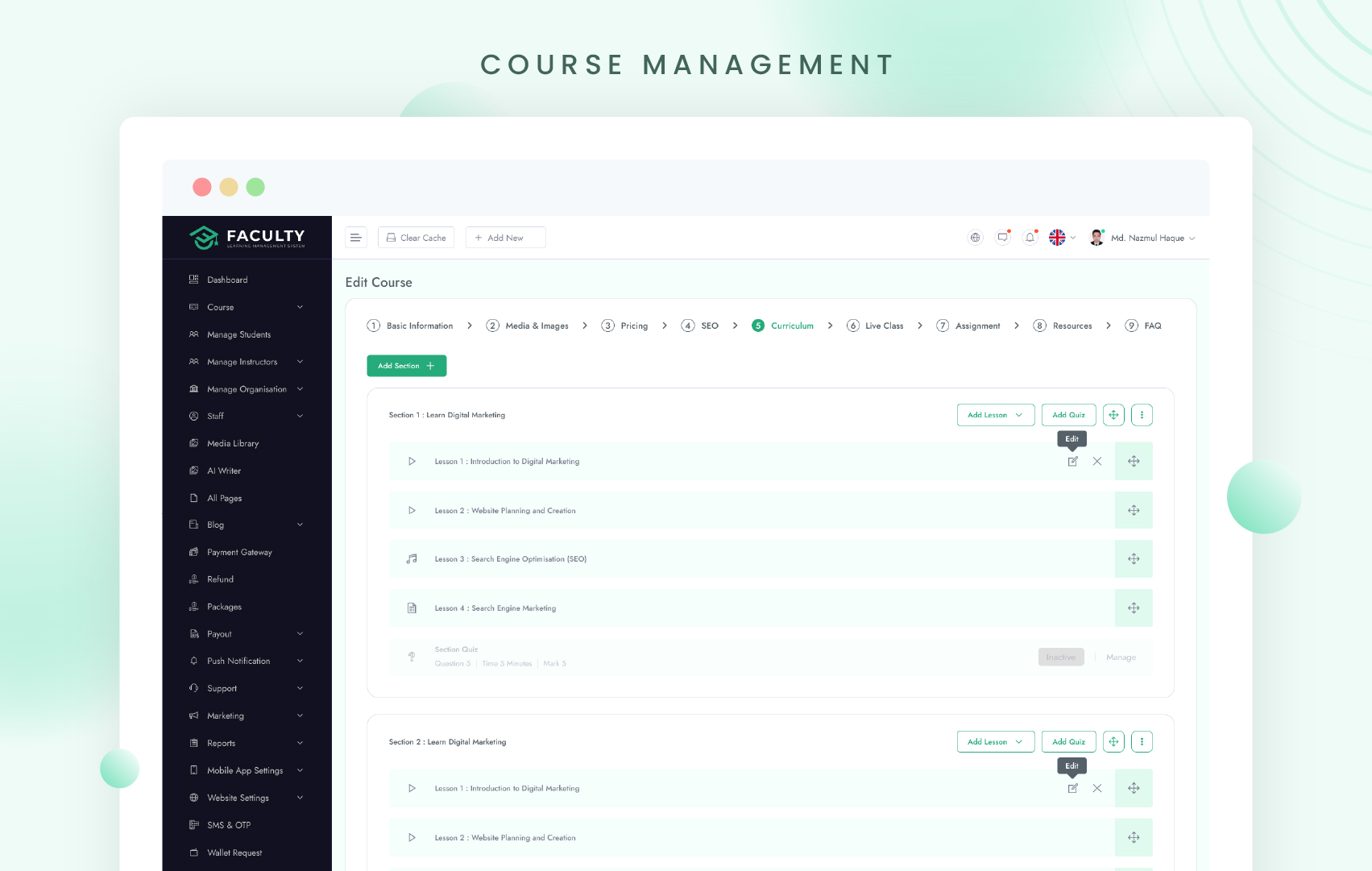 Faculty LMS - Complete eLearning Management System Bundle by spagreen