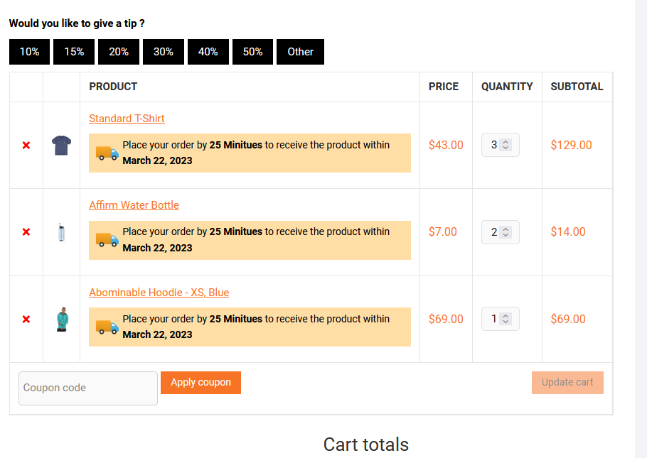 WooCommerce Estimated Delivery Or Shipping Date Per Product by magerips