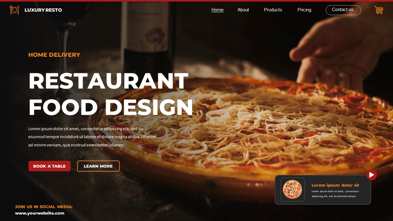 Restaurant Powerpoint Presentation, Presentation Templates | GraphicRiver