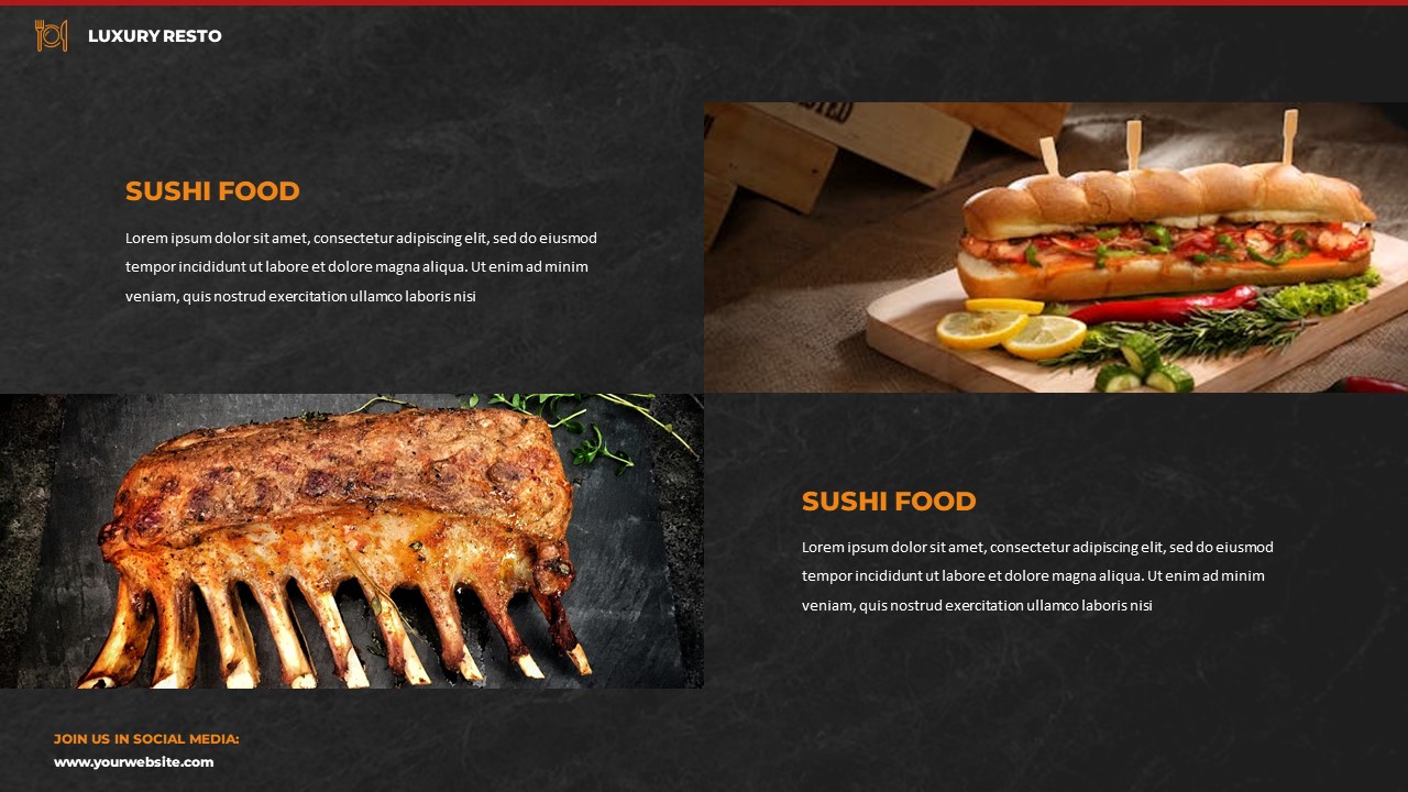 Restaurant Powerpoint Presentation, Presentation Templates | GraphicRiver