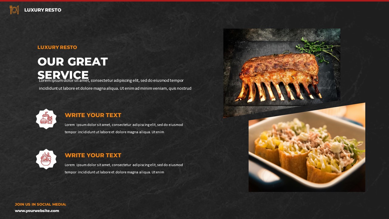 Restaurant Powerpoint Presentation, Presentation Templates | GraphicRiver