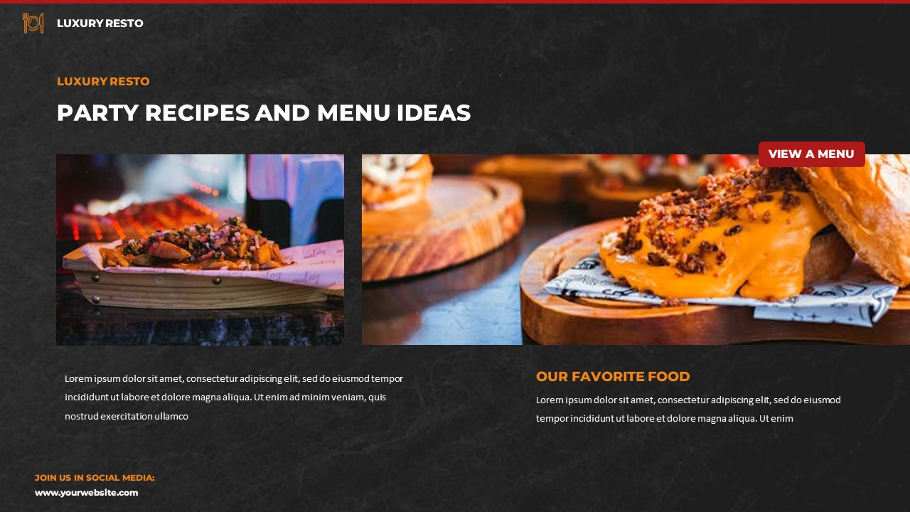 Restaurant Powerpoint Presentation, Presentation Templates | GraphicRiver