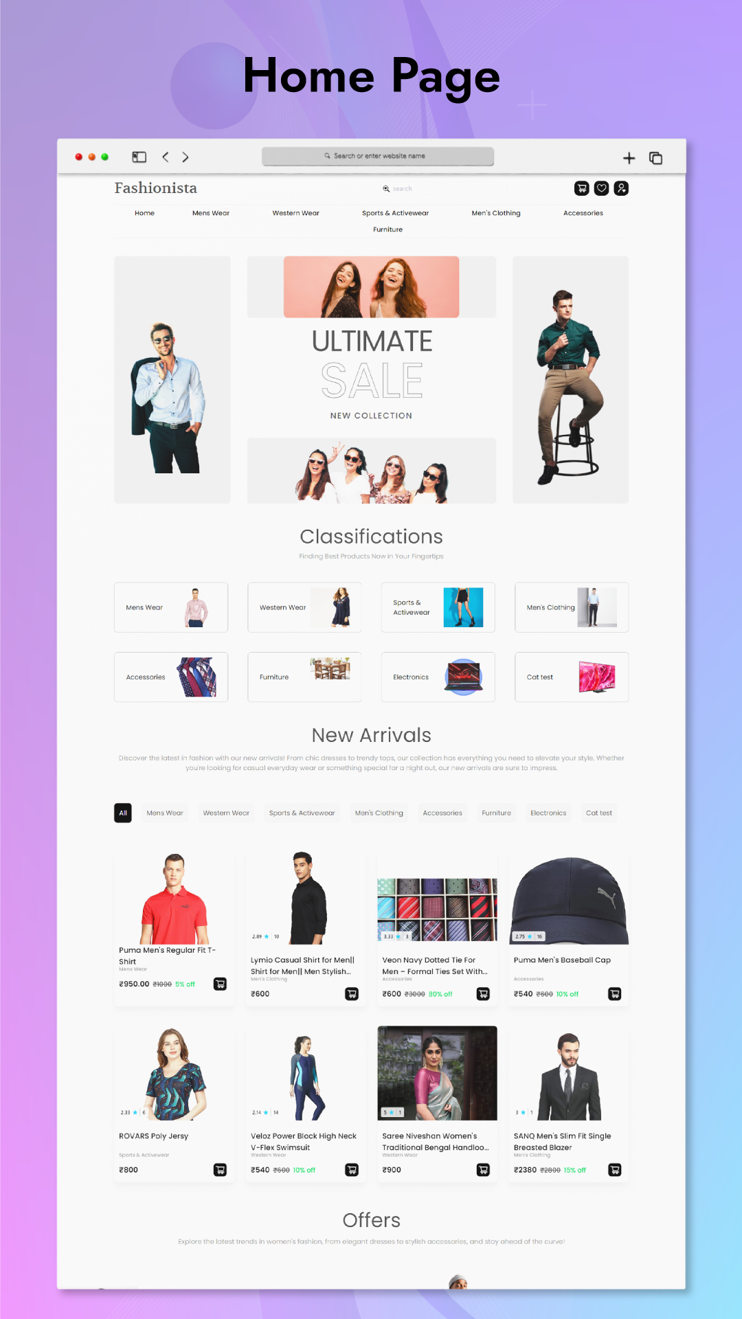 Ecommerce Fashion Website and Dashboard With React Js and Node Js by ...
