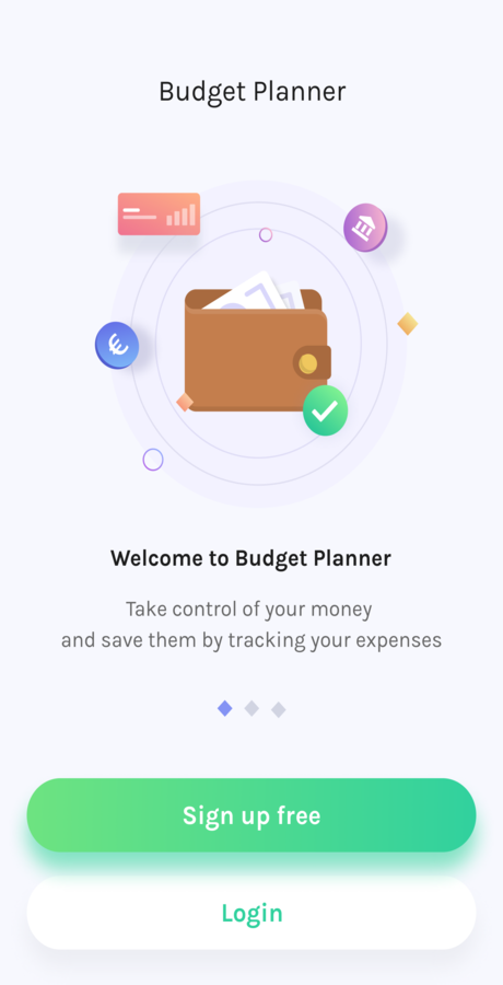 Budget Planner Mobile App | Flutter | Figma + XD + Sketch FREE | Life ...