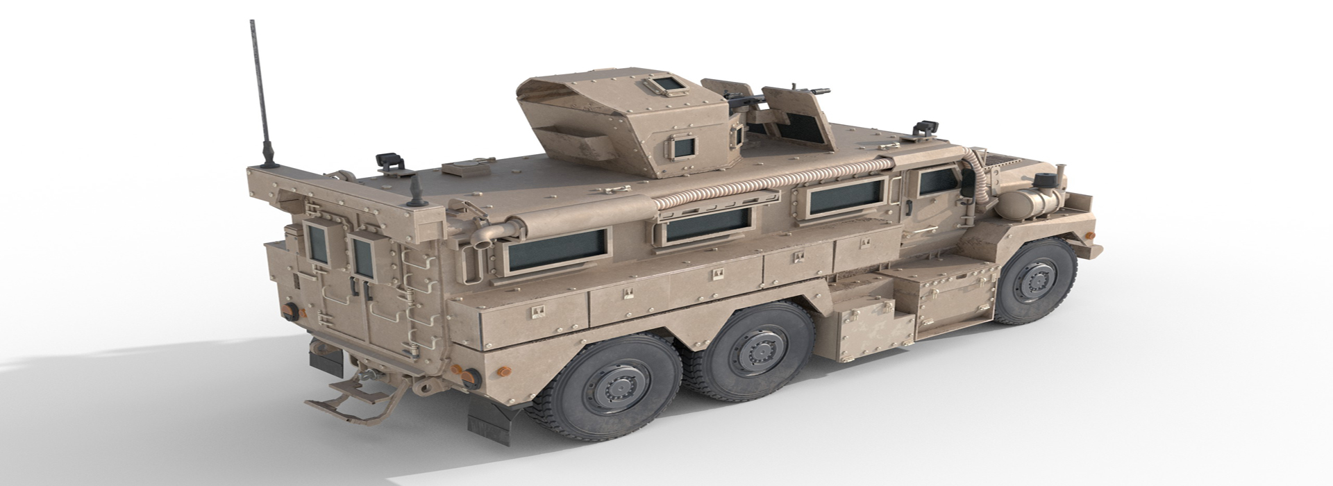 Cougar MRAP Mine Resistant Ambush Protected Vehicle by TurboCG | 3DOcean