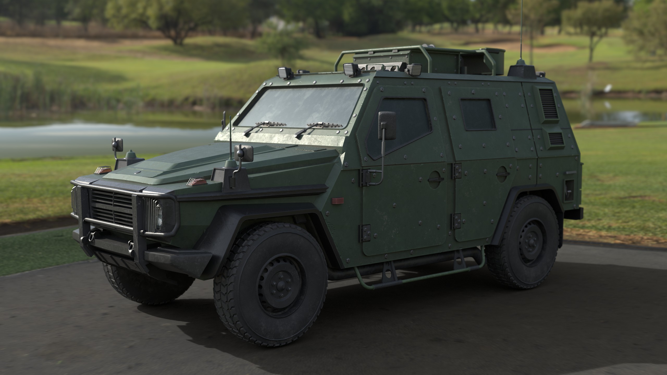 LAPV Enok Light Armored Patrol Vehicle by TurboCG | 3DOcean