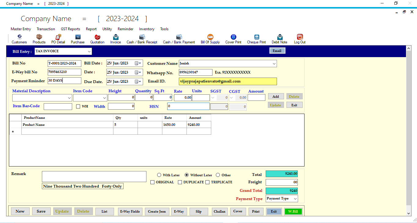 GST Billing Software With Full Source Code by vijayprajapati | CodeCanyon