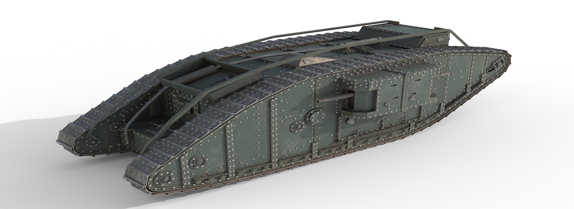 Mark IV Female Tank by TurboCG | 3DOcean