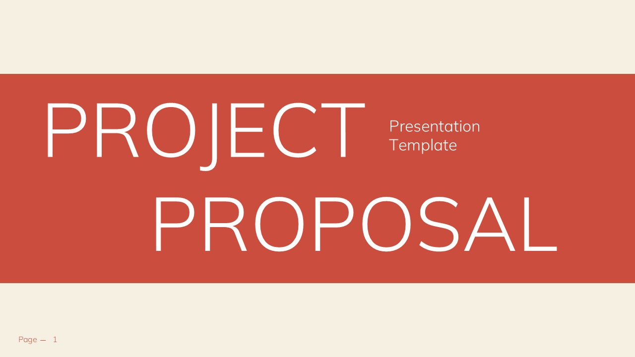Project Proposal PowerPoint Presentation, Presentation Templates ...