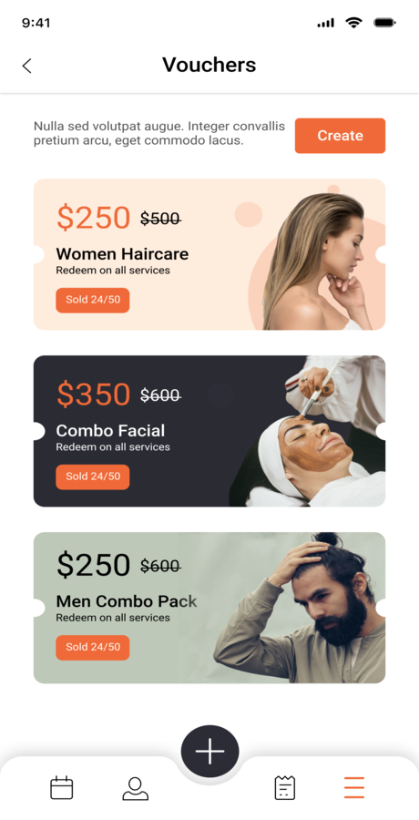 Spas & Salons App ANDROID + IOS + FIGMA + XD | UI Kit | Flutter | MoFresh by FlutterVision