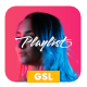 Playlist - Music Event Google Slides Template, Presentation Templates
