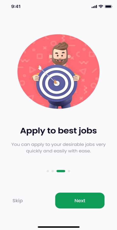 Online Job Finder App | UI Kit | Flutter | Figma FREE | JobSeek by ...