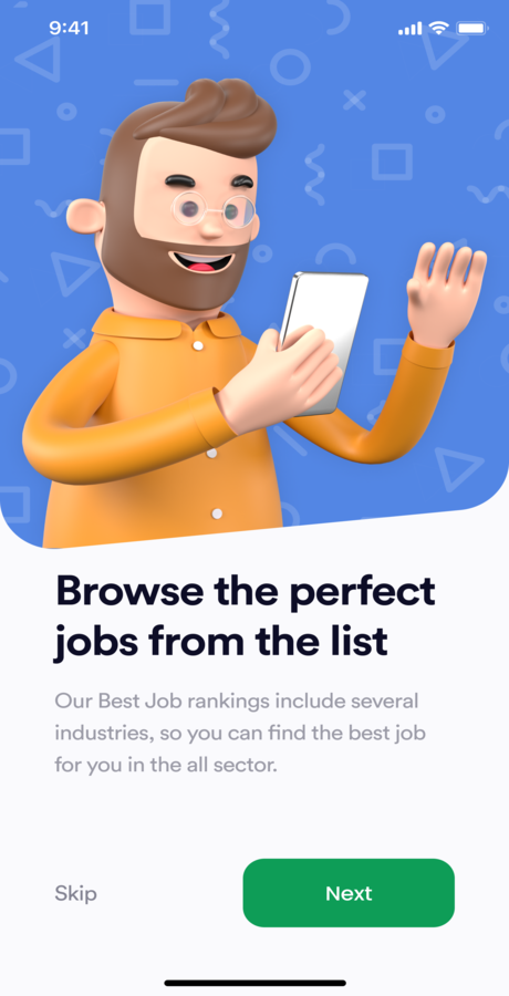 Online Job Finder App | UI Kit | Flutter | Figma FREE | JobSeek by ...