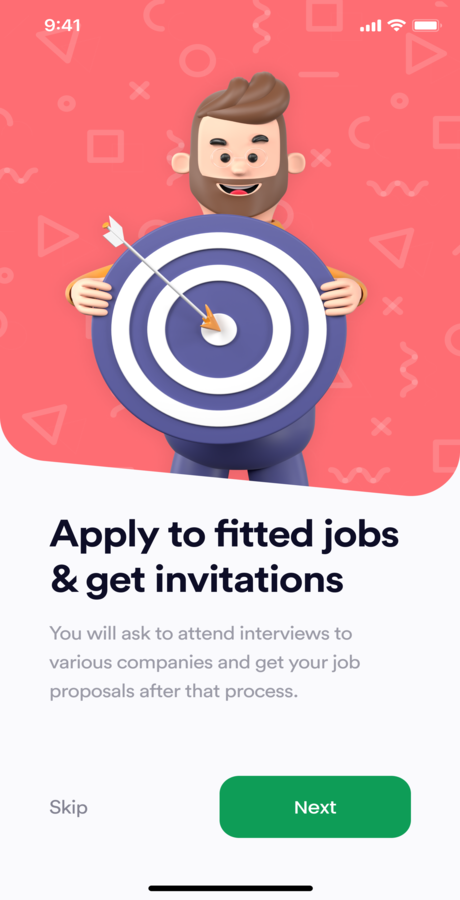 Online Job Finder App | UI Kit | Flutter | Figma FREE | JobSeek by ...