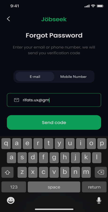 Online Job Finder App | UI Kit | Flutter | Figma FREE | JobSeek by ...