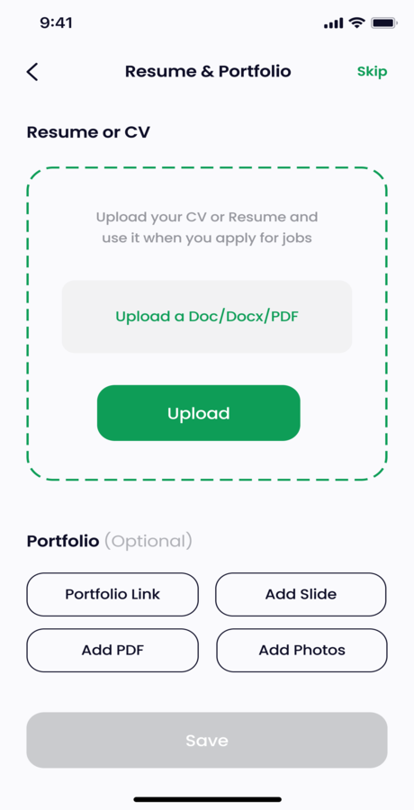 Online Job Finder App | UI Kit | Flutter | Figma FREE | JobSeek by ...