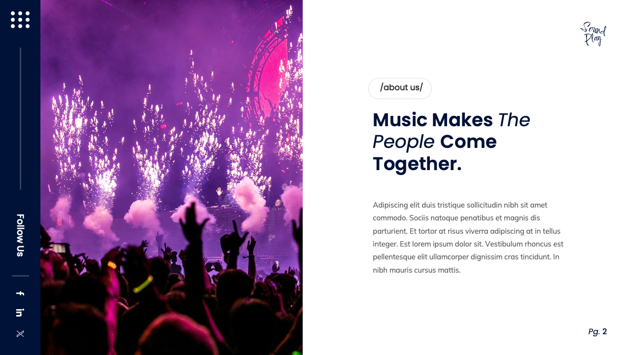 Soundplay - Music Event PowerPoint Template, Presentation Templates