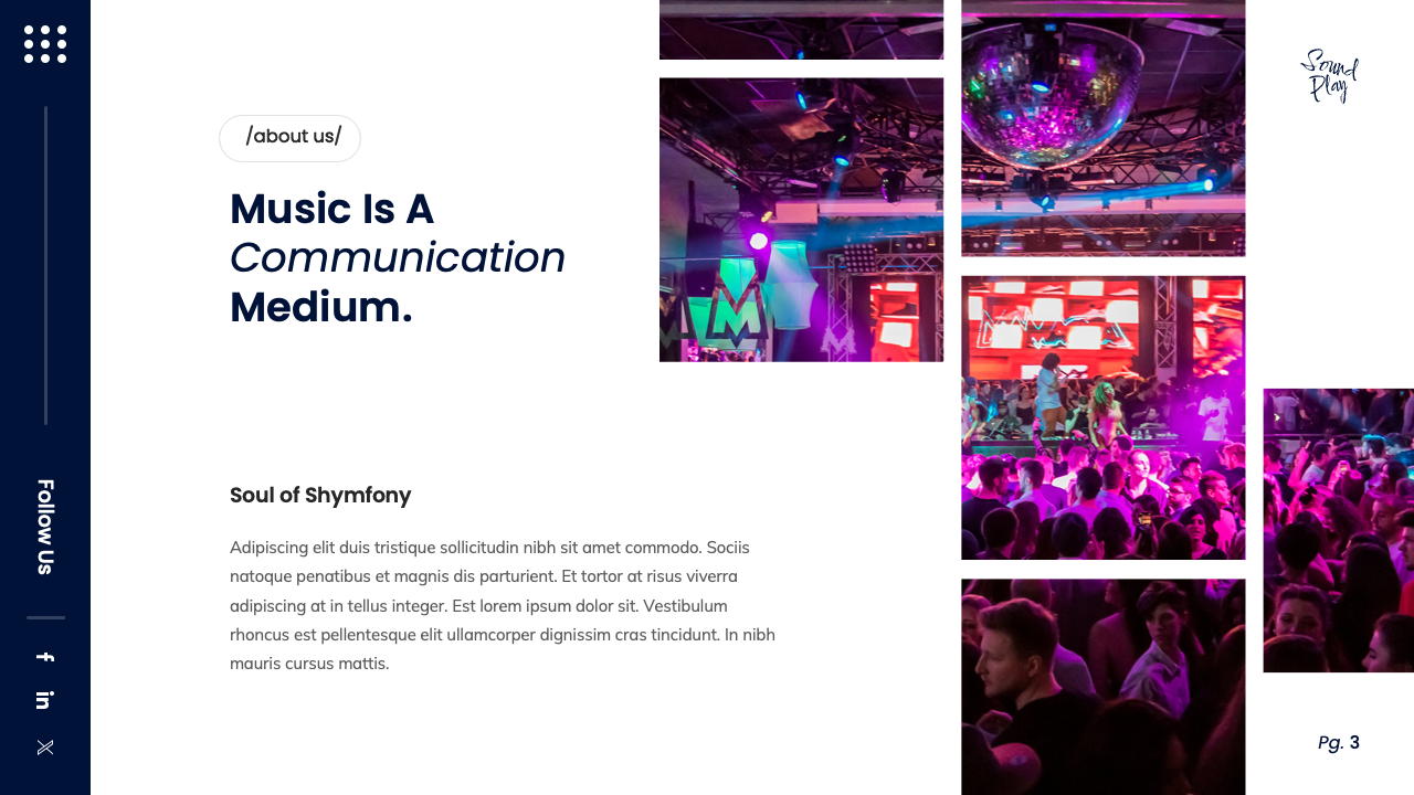 Soundplay - Music Event PowerPoint Template, Presentation Templates