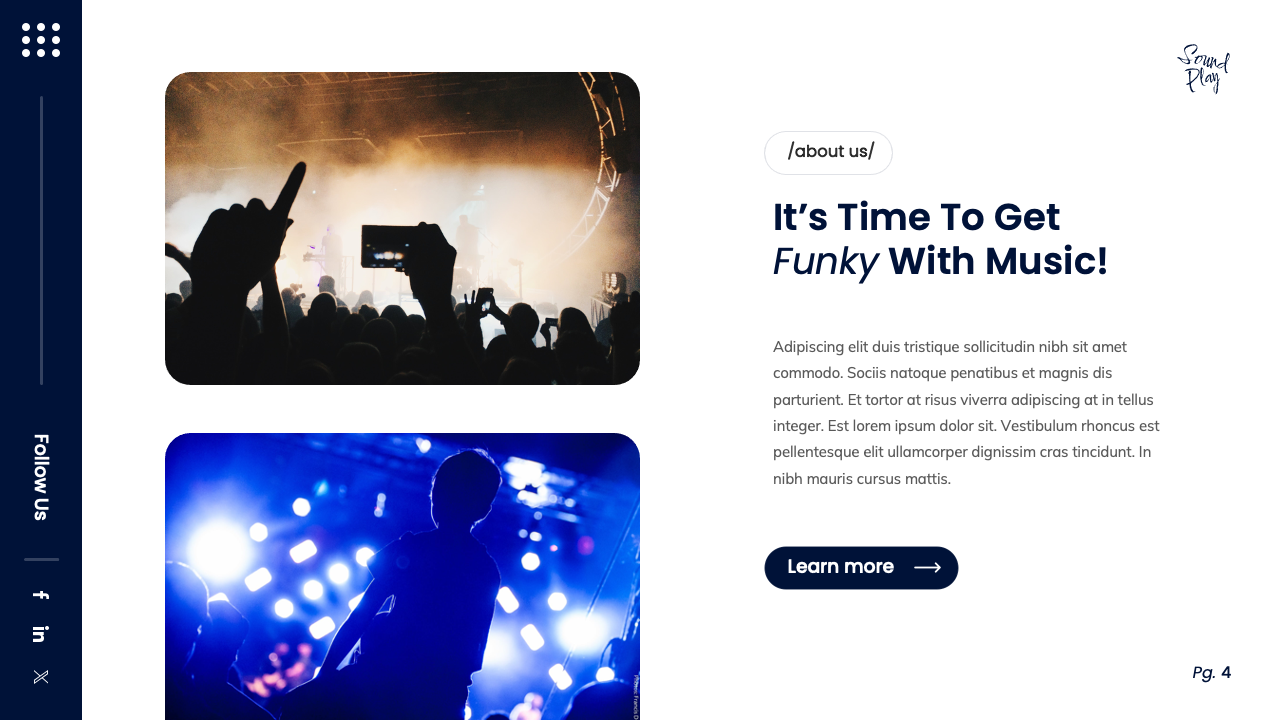 Soundplay - Music Event PowerPoint Template, Presentation Templates