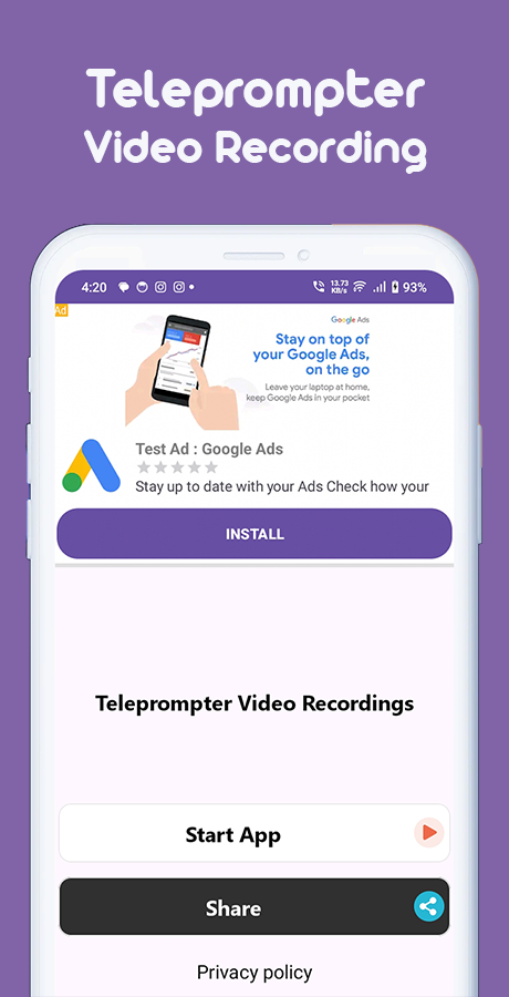 Teleprompter for Video, Elegant Teleprompter, Teleprompter: Floating ...