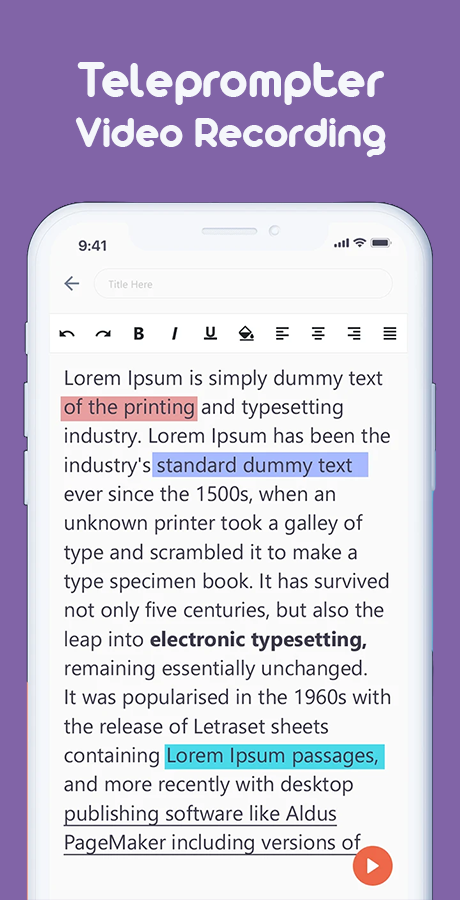 Teleprompter for Video, Elegant Teleprompter, Teleprompter: Floating ...
