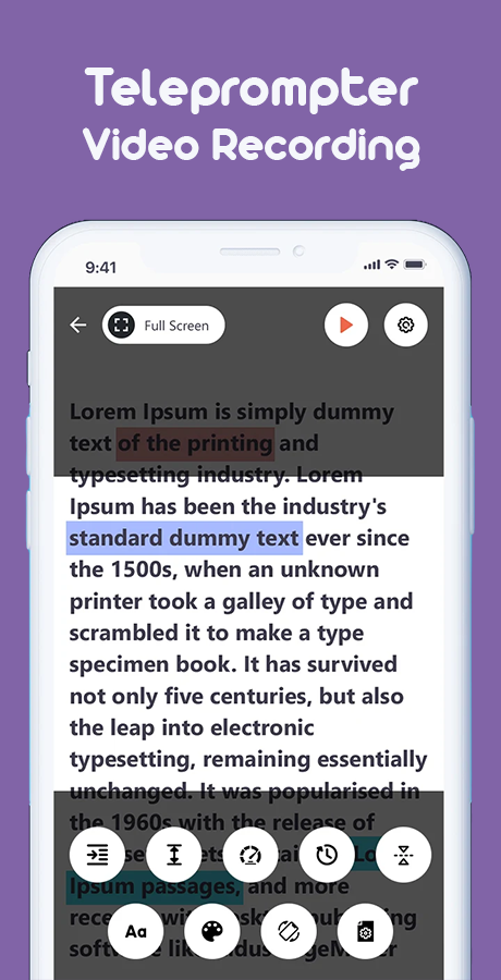 Teleprompter for Video, Elegant Teleprompter, Teleprompter: Floating ...
