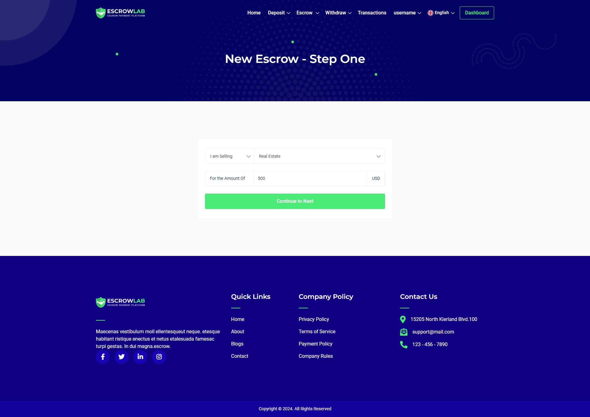 EscrowLab - Escrow Payment Platform by ViserLab | CodeCanyon