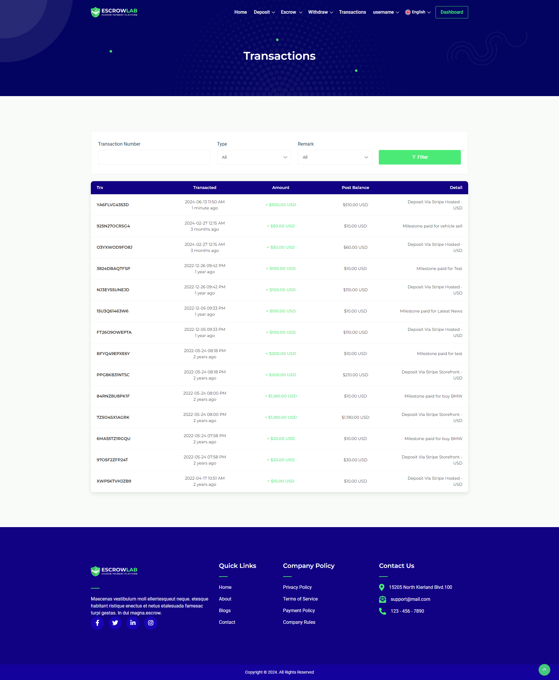 EscrowLab - Escrow Payment Platform by ViserLab | CodeCanyon