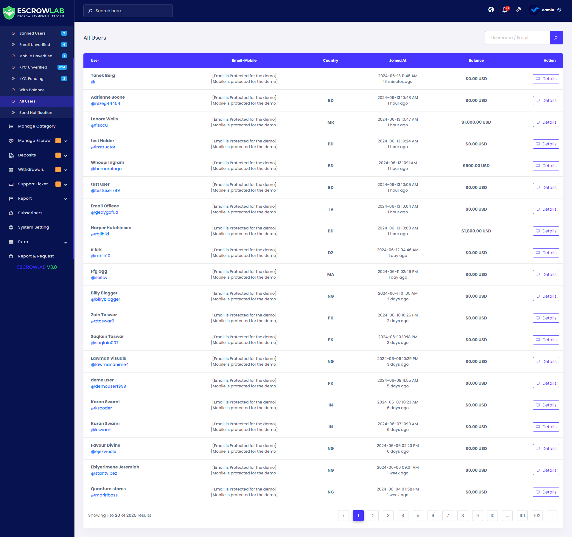 EscrowLab - Escrow Payment Platform by ViserLab | CodeCanyon