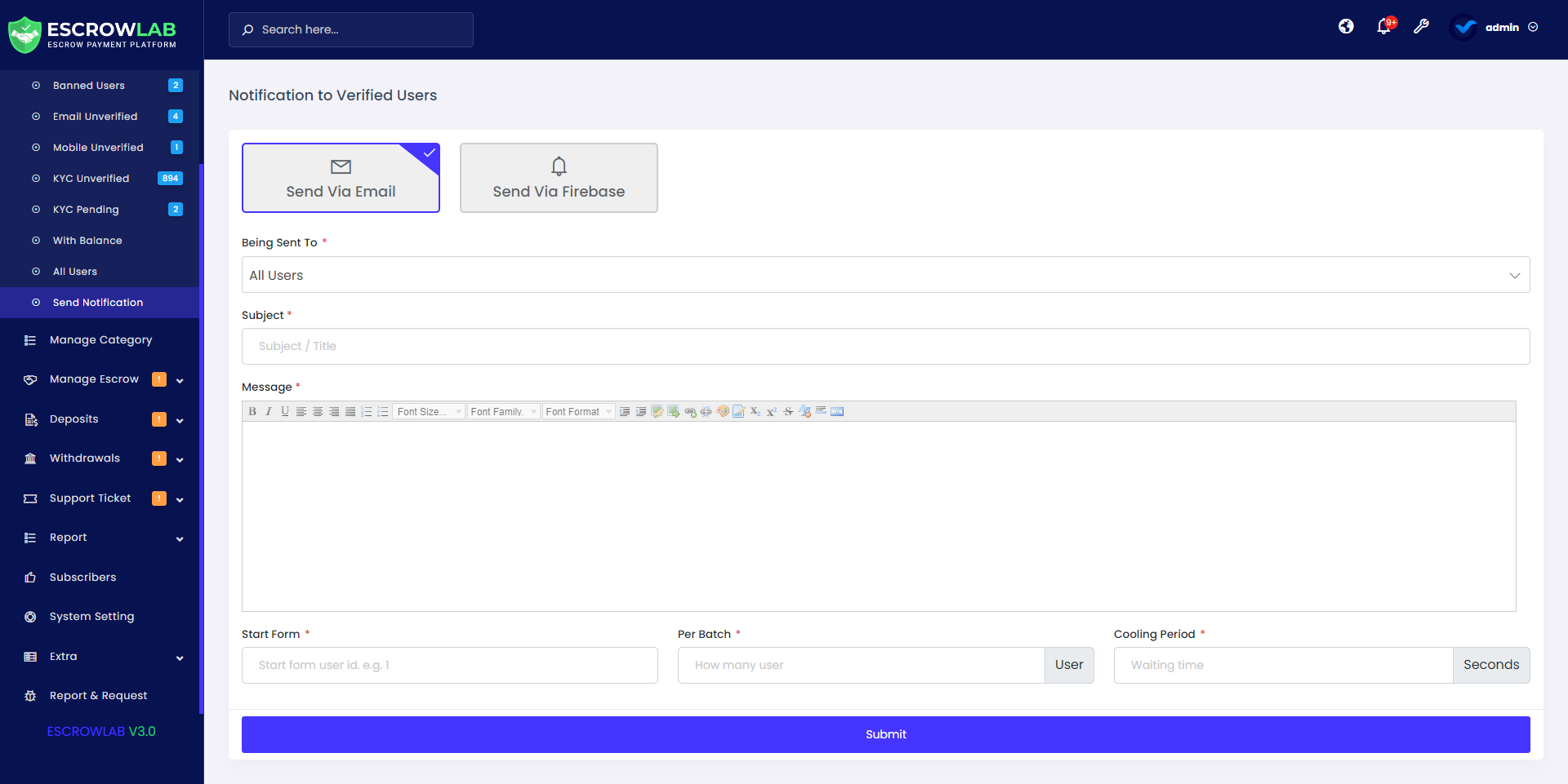 EscrowLab - Escrow Payment Platform by ViserLab | CodeCanyon